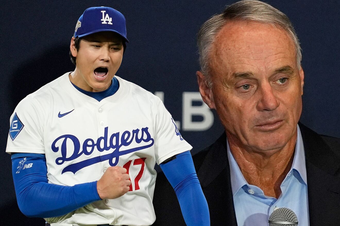 Rob Manfred defends the Dodgers amid pressure to impose a salary cap ...
