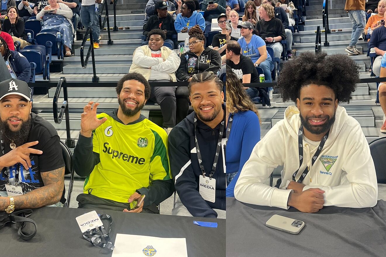 Angel Reese brings in NFL's newest stars in her second preseason game ...