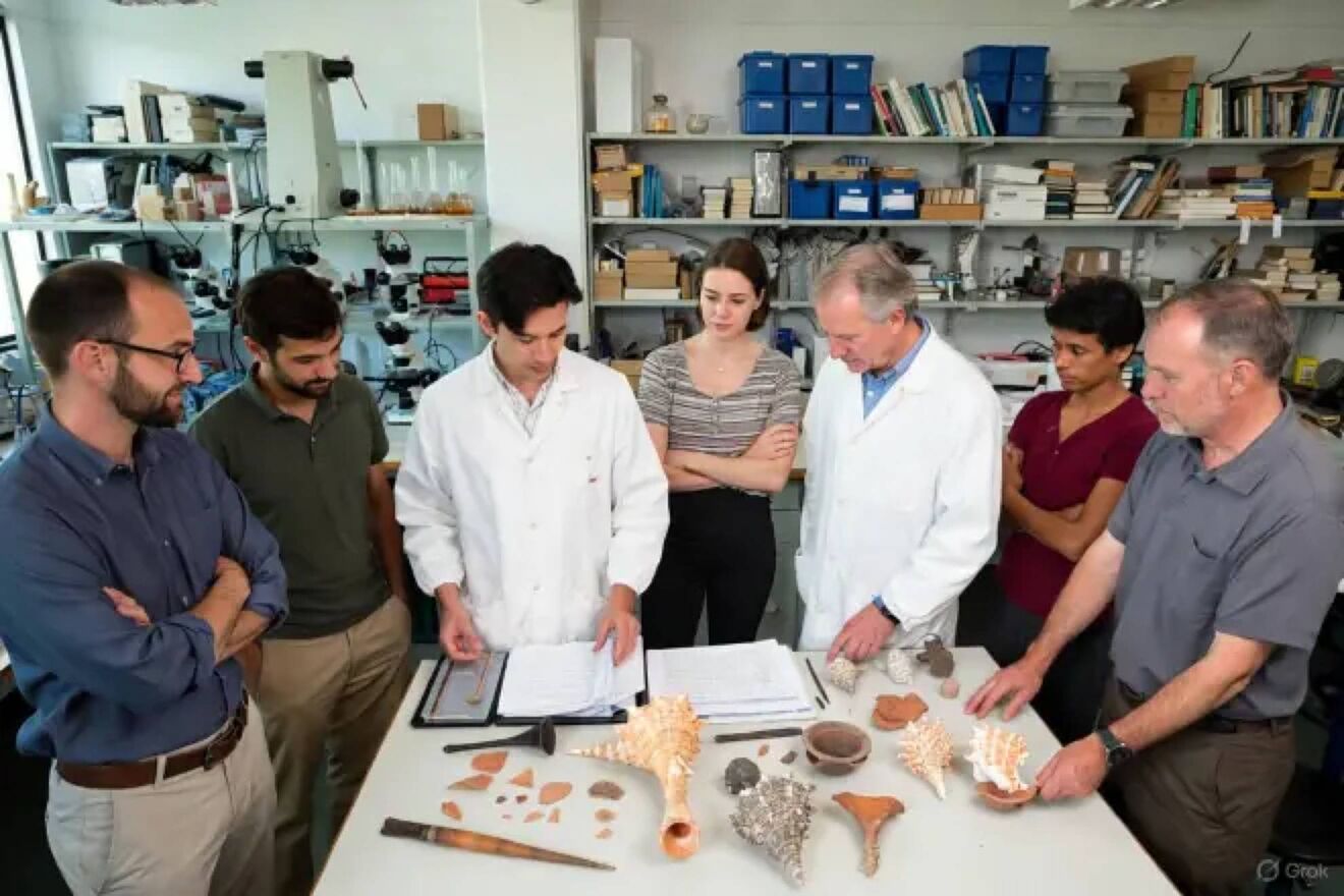 New scientific discovery in archaeology: Neolithic conch shells used to ...