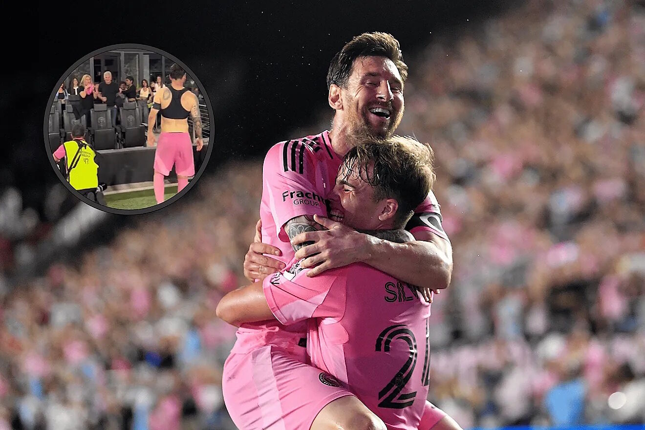The tender gift from Lionel Messi to his mother after scoring a brace ...