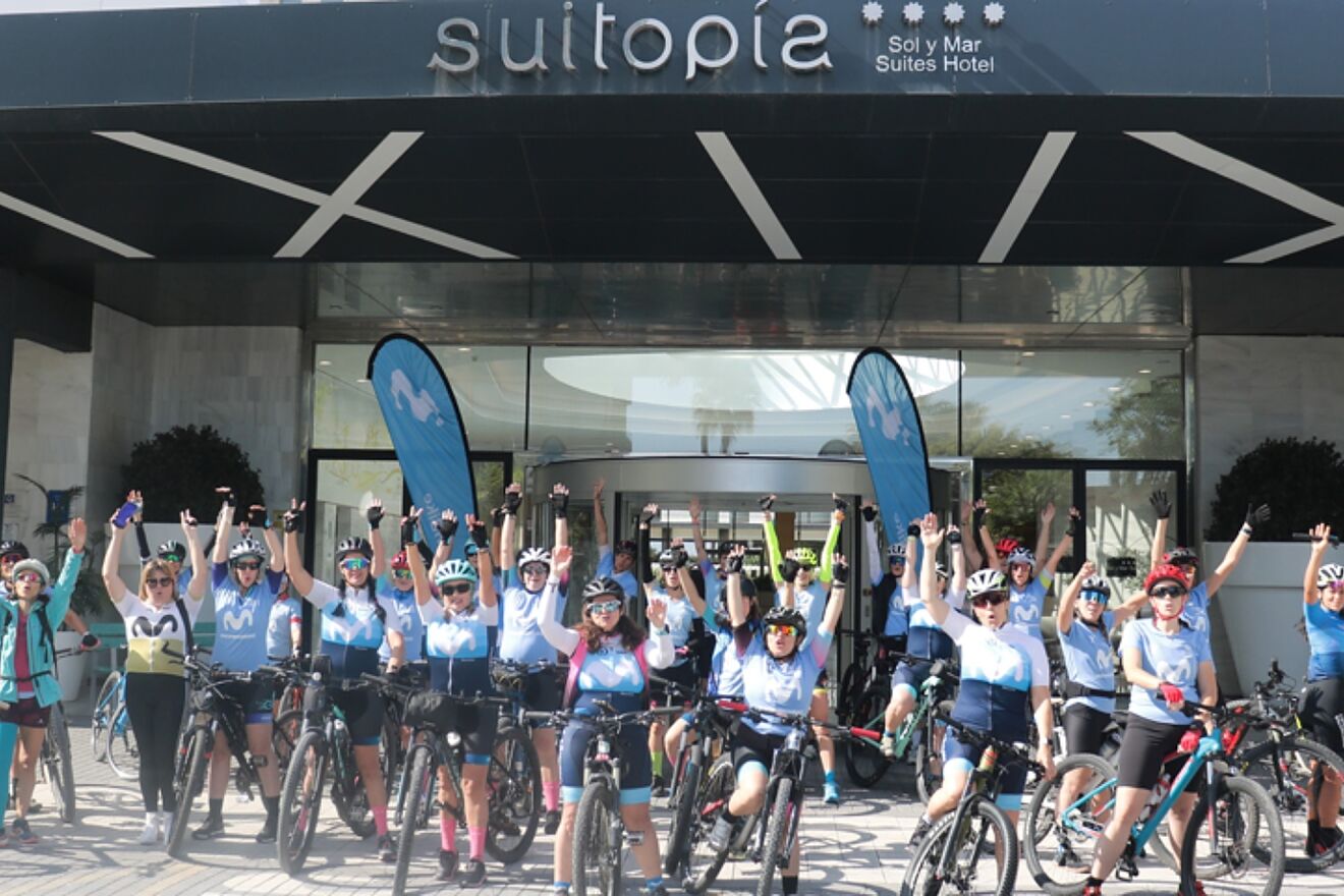 Ciclismo: El Hotel Suitopía - Sol y Mar Suites acoge una multitudinaria ...