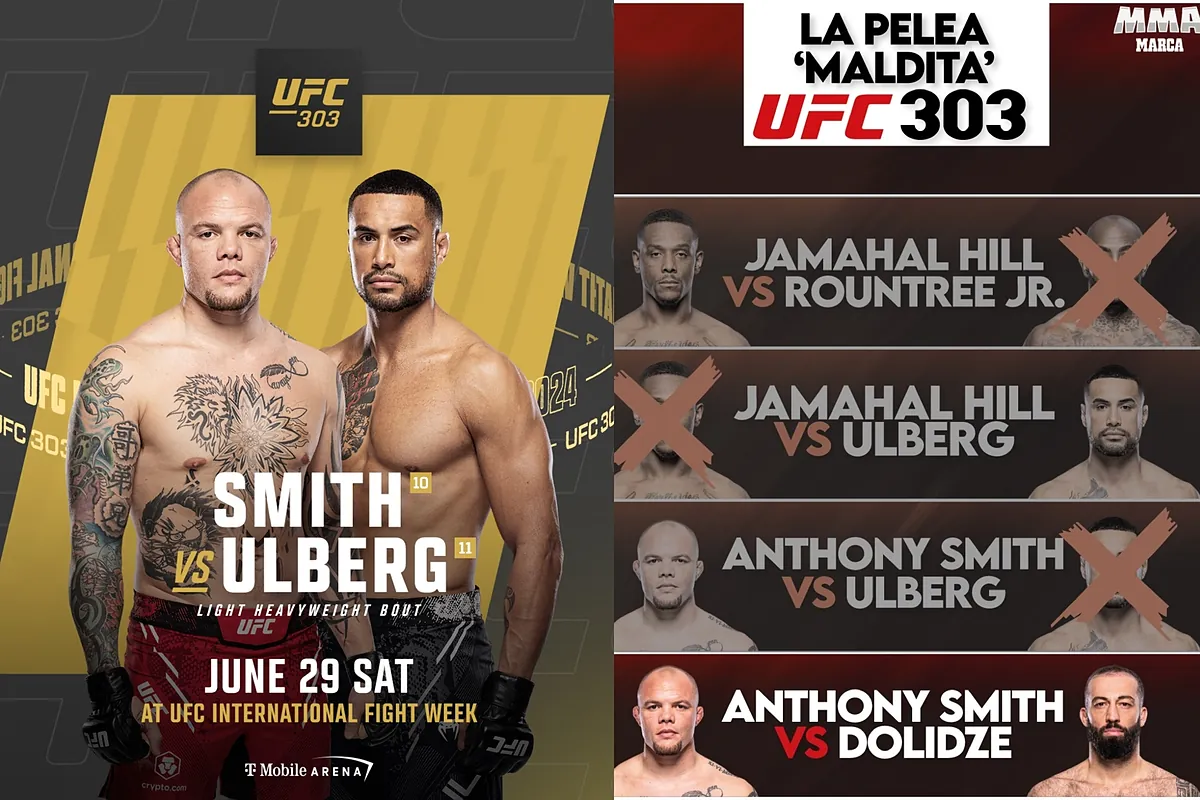 UFC: The 'cursed' fight at UFC 303 | Marca