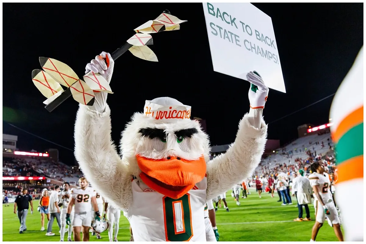 What animal is the Miami Hurricanes mascot? All about Sebastian the ...