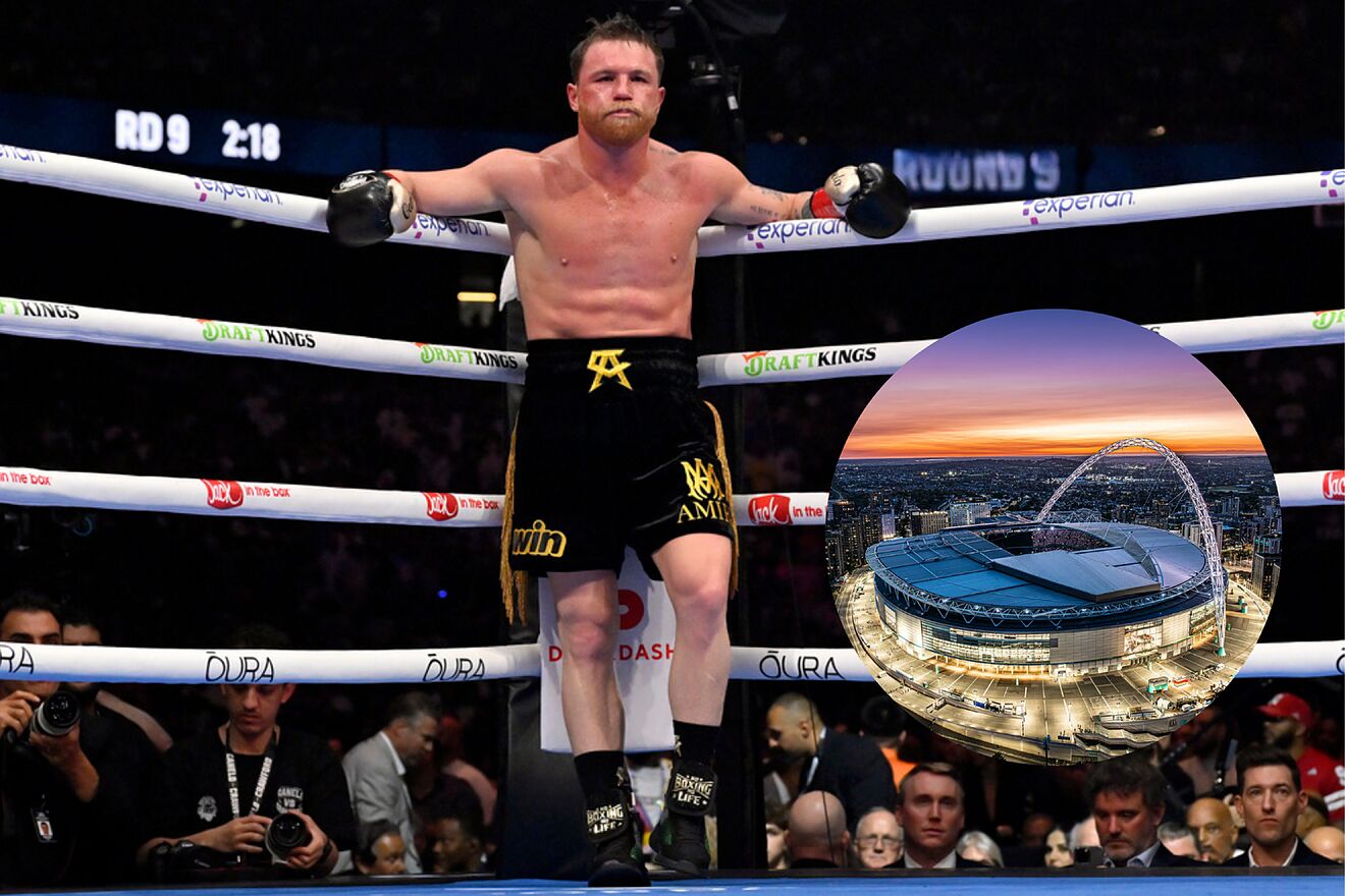 Canelo Álvarez to headline historic 2026 fight at Wembley Stadium | Marca
