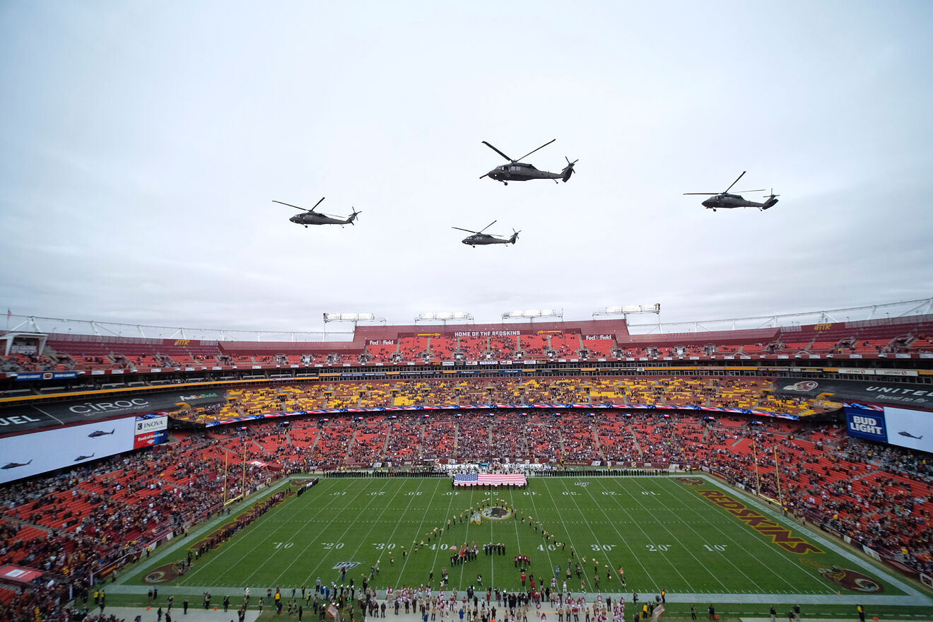 Government shutdown halts military flyovers at NFL games: Fans react to ...