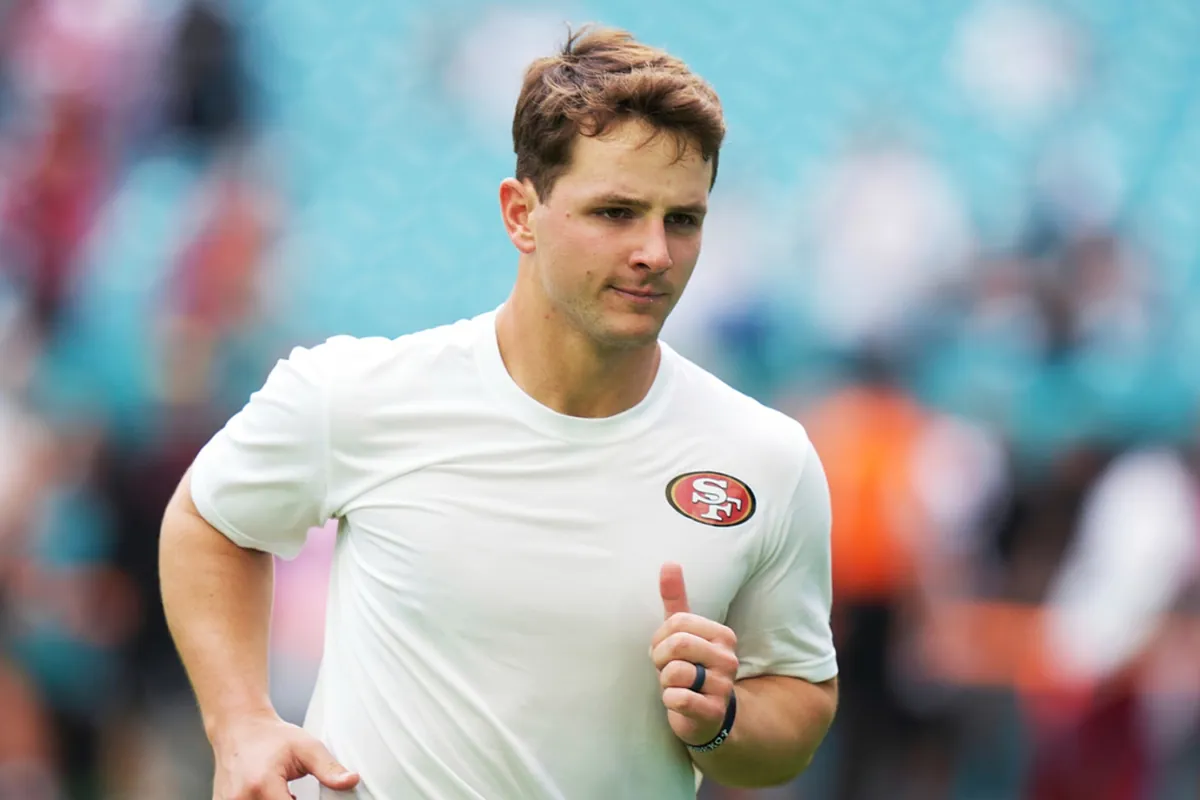 Brock Purdy participates in 49ers workouts while George Kittle misses ...