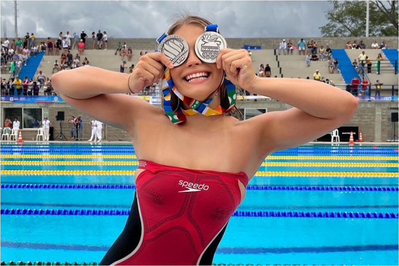 Luana Alonso, the viral swimmer of the Games, shows her new life and ...