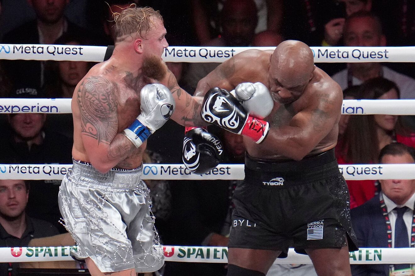 The "best punch" of the Mike Tyson vs. Jake Paul fight was thrown by a ...