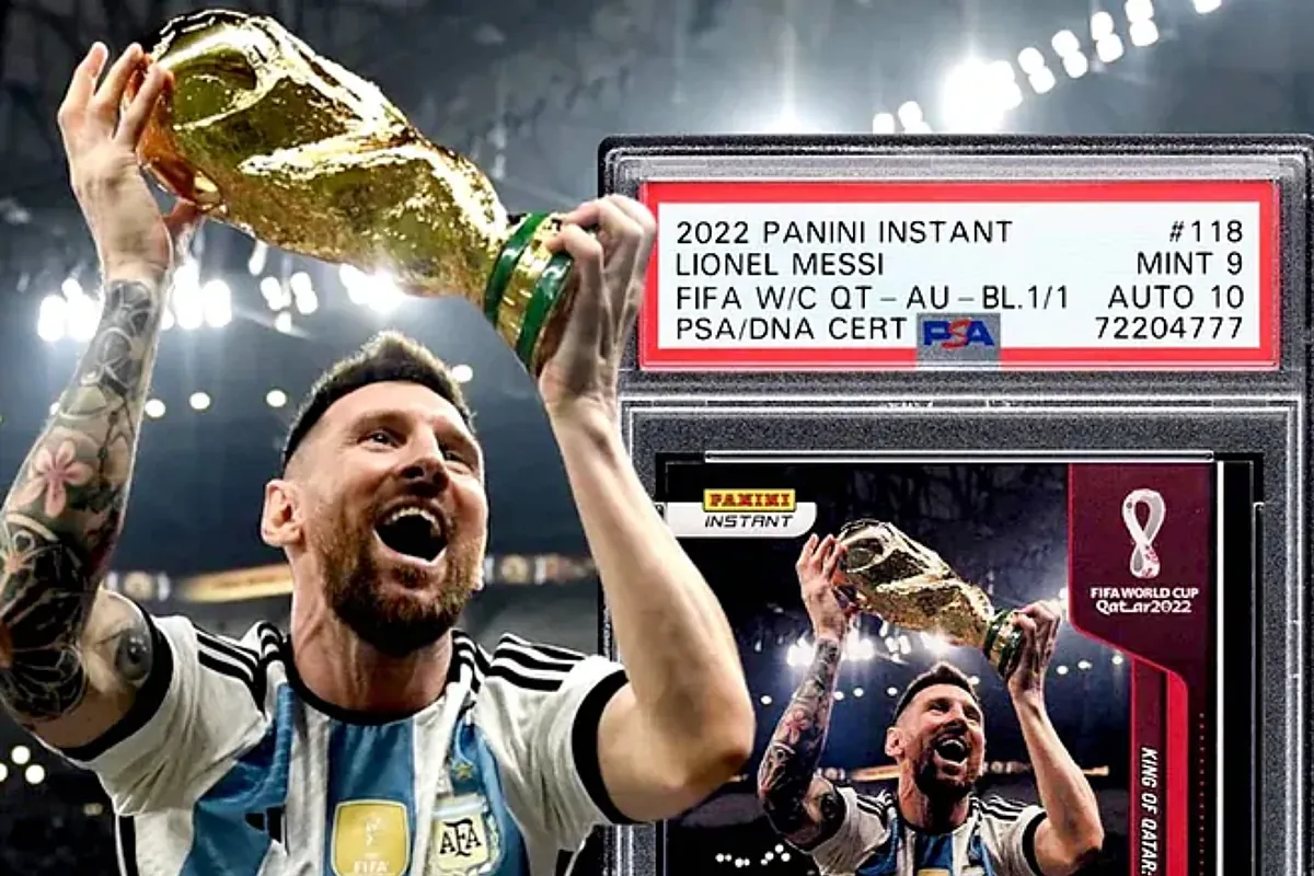 A Messi trading card sells for a fortune | Marca