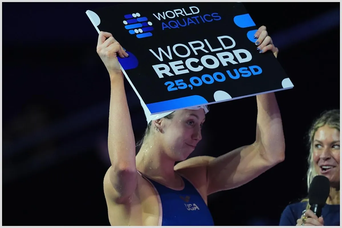 Gretchen Walsh achieves the 'impossible': breaking 11 world records in ...