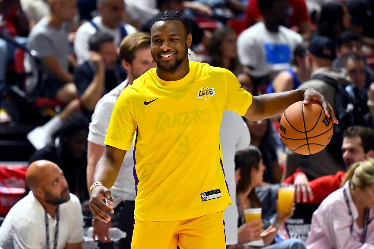 Bronny James had a very humble reaction to his first NBA game with the ...