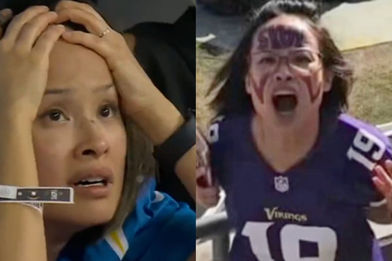 Chargers' super fan admits she's also a Vikings fan, disputes paid ...