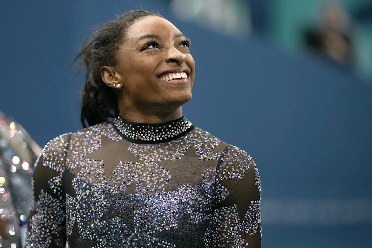 Simone Biles' personalized pins: The most coveted item of the Paris ...