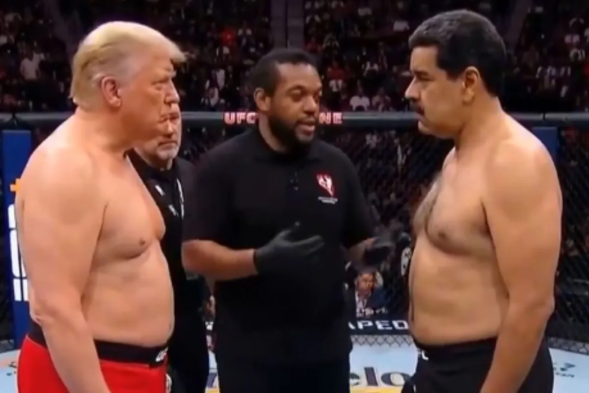 Donald Trump vs. Nicolas Maduro UFC fight is a viral sensation created ...