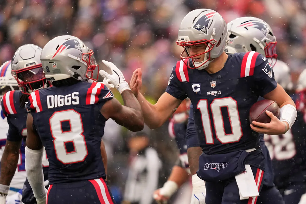 Stefon Diggs ends debate and praises Drake Maye after Patriots victory ...