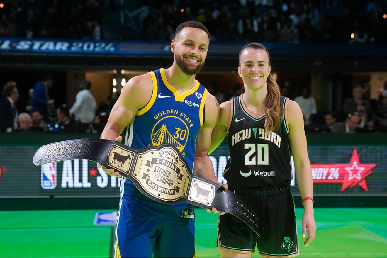 The gesture that made history: the reason Steph Curry chose Sabrina ...