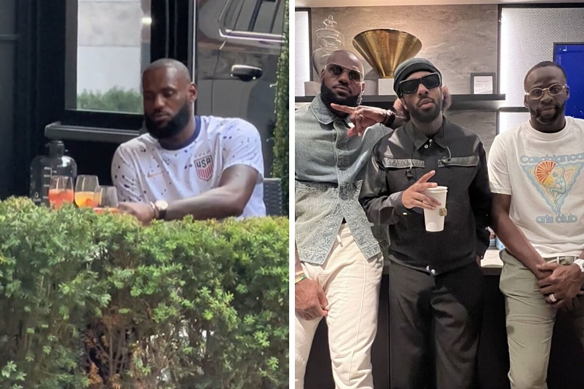 LeBron James dines with Drake in Toronto, meets Draymond Green for ...