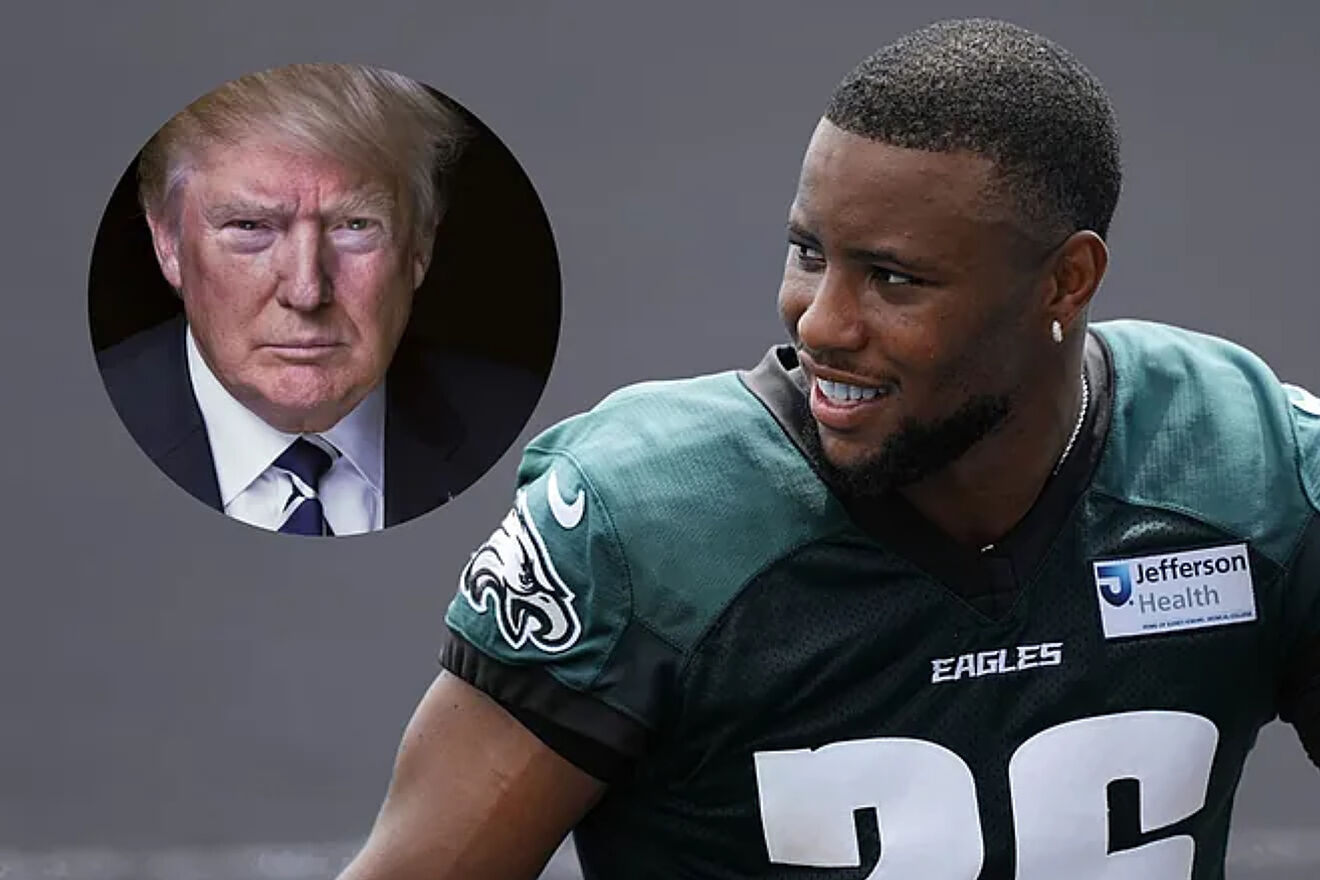 Saquon Barkley breaks silence on Donald Trump and clarifies his ...