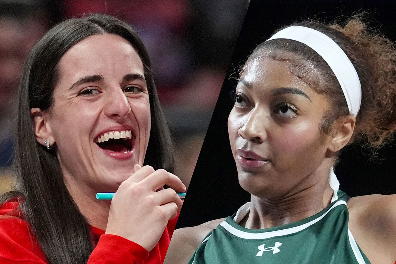 Caitlin Clark taunts Angel Reese to her face with a fiery hand gesture ...