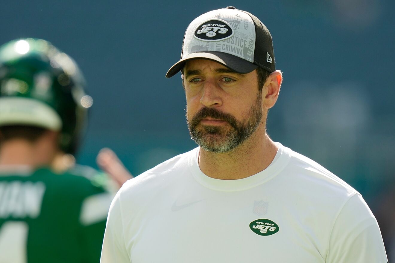 Aaron Rodgers voted New York Jets' most inspirational player for 2023 ...
