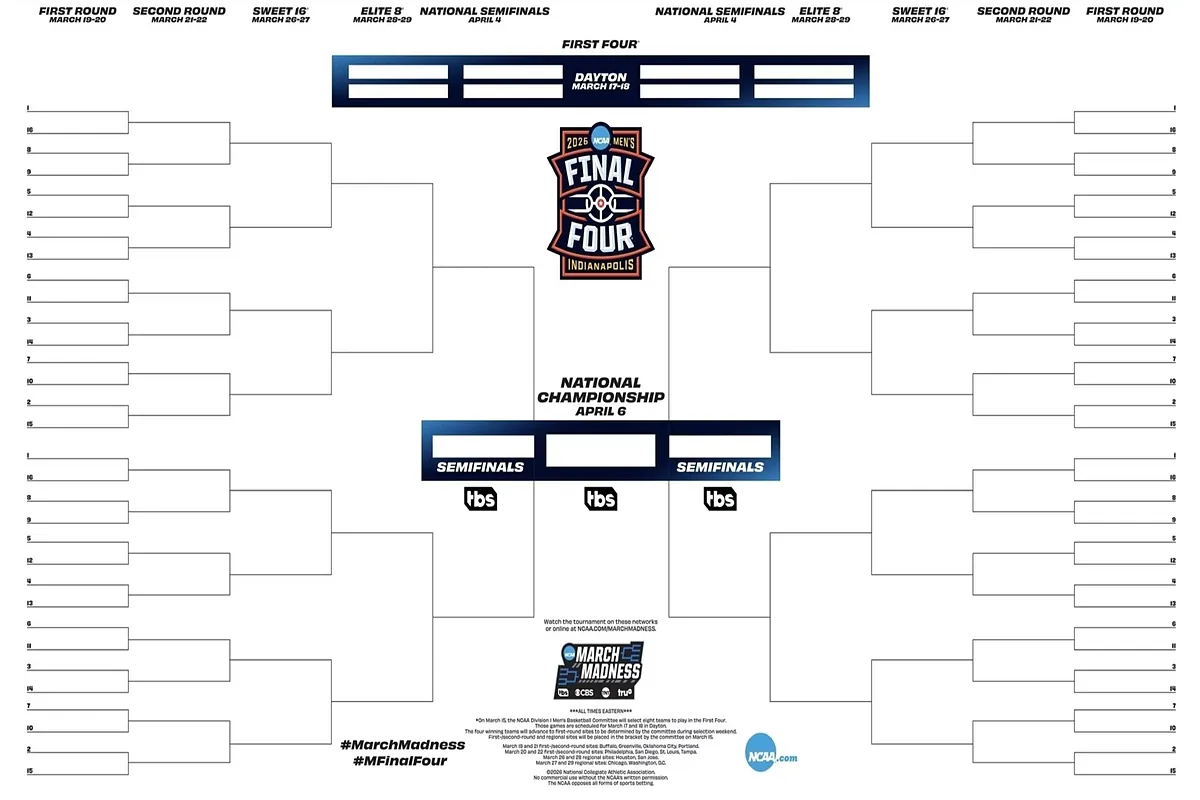 Printable March Madness Bracket 2026: Where to download the complete ...