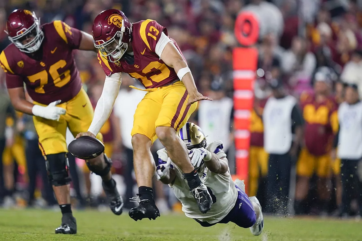 Caleb Williams breaks down: Bursts into tears in mother's arms after ...
