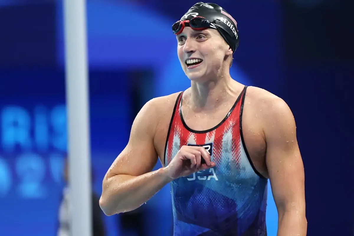 Ledecky is immortal: achieves the second best time in history in the ...