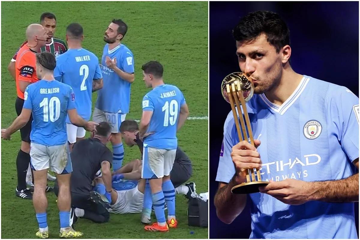Mundial de Clubes 2023: Susto y Balón de Oro para Rodri: se retira tras ...