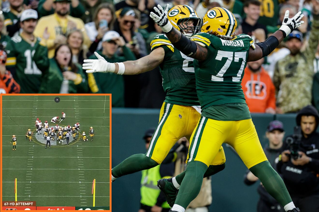 Just in time! Packers dodge a humiliating NFL kick record with one ...
