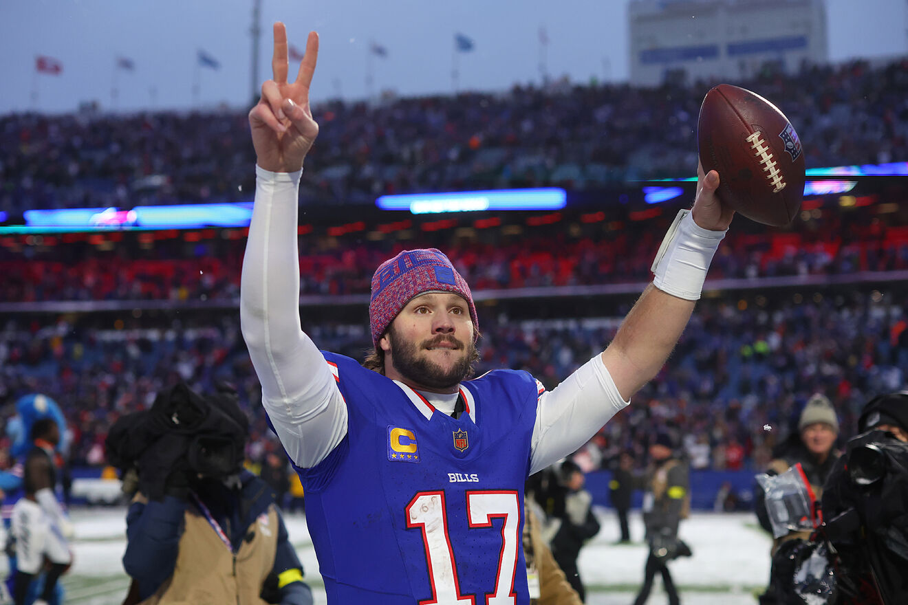 Josh Allen enters the divisional round just two touchdowns away from a ...