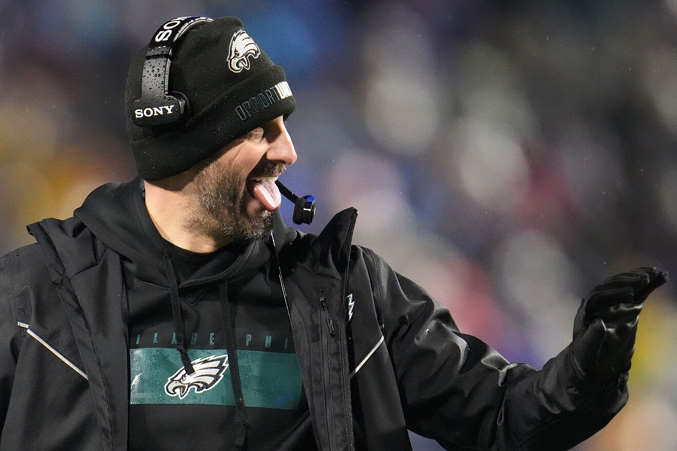 Nick Sirianni rubs Eagles win in Bills fans' faces with strong four ...