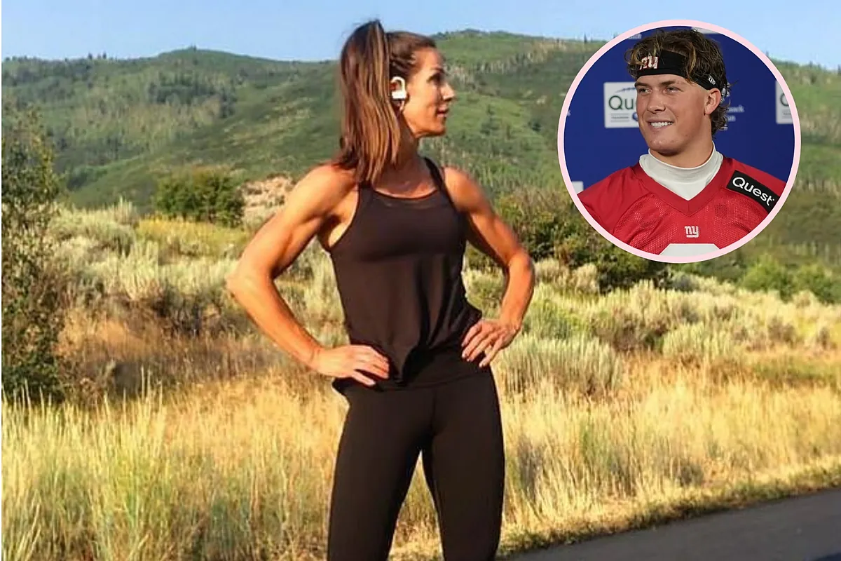 Who is Kara Dart? The Giants QB's mother charms fans while mingling ...