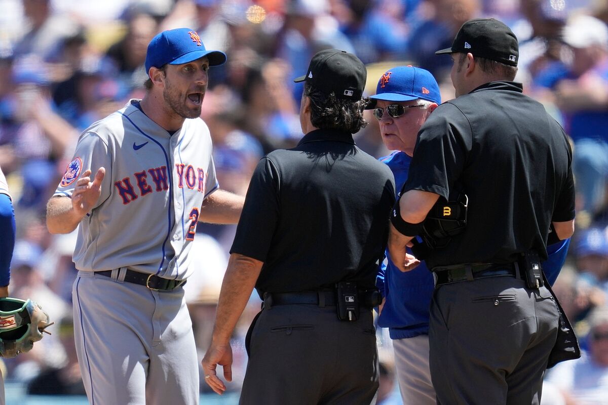 New York Mets' Mark Scherzer gets ejected for alleged illegal substance ...