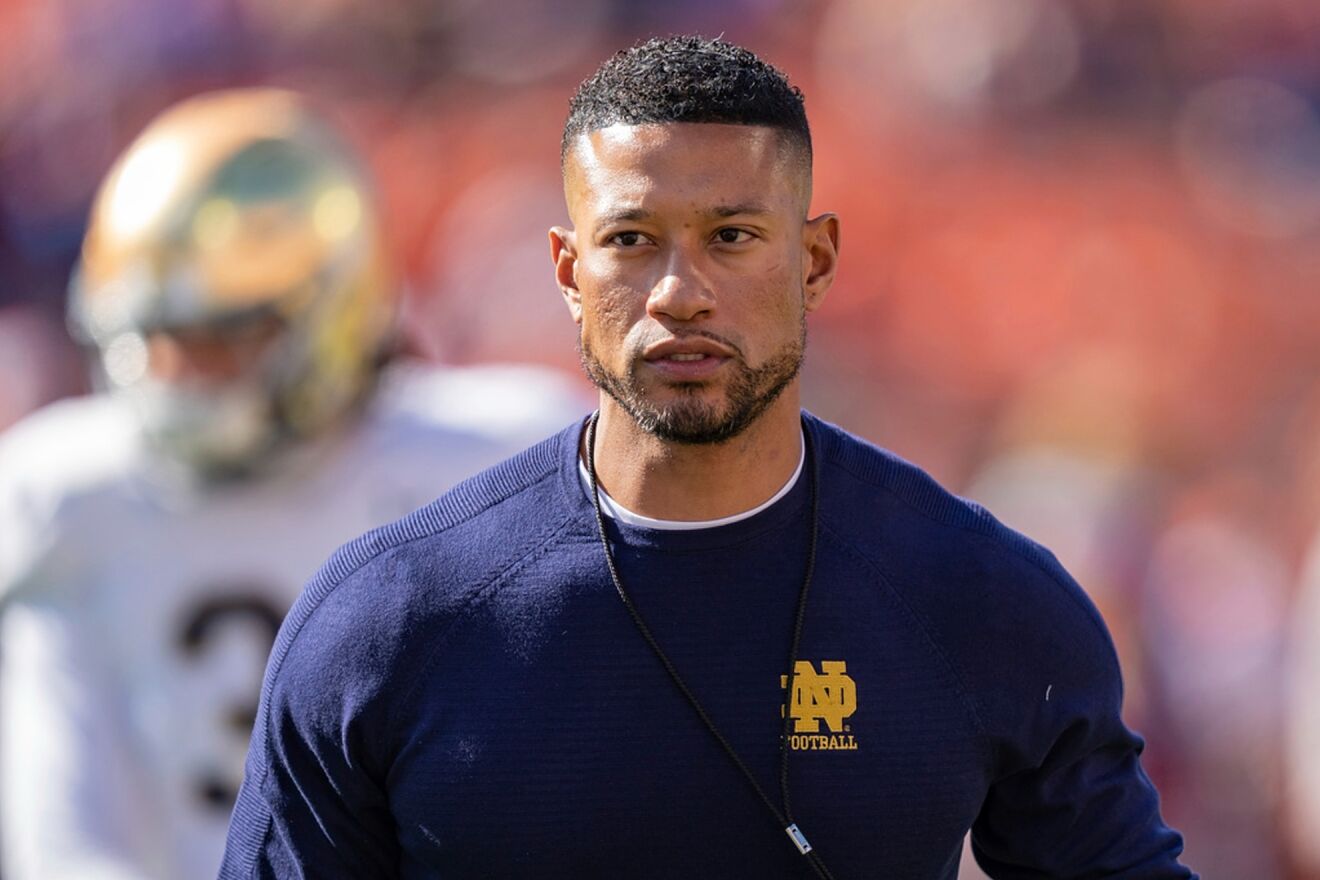 Notre Dame head coach Marcus Freeman replaces veteran kicker following ...