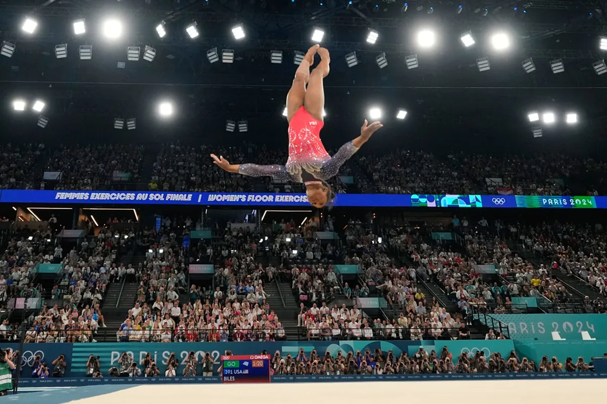 Simone Biles finishes off her return to the Olympics with a silver on ...
