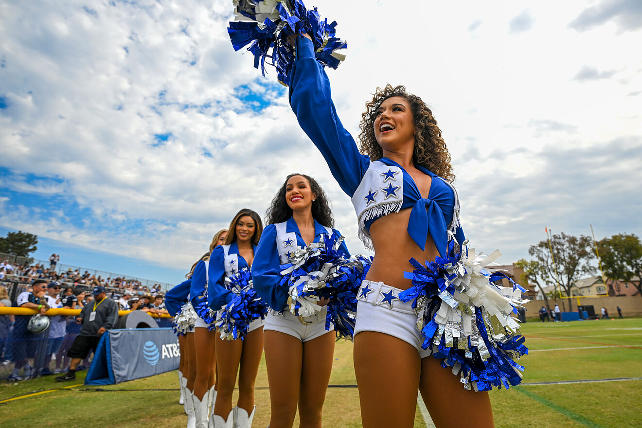 Dallas Cowboys cheerleaders bring the Thunderstruck to Fallon show ...