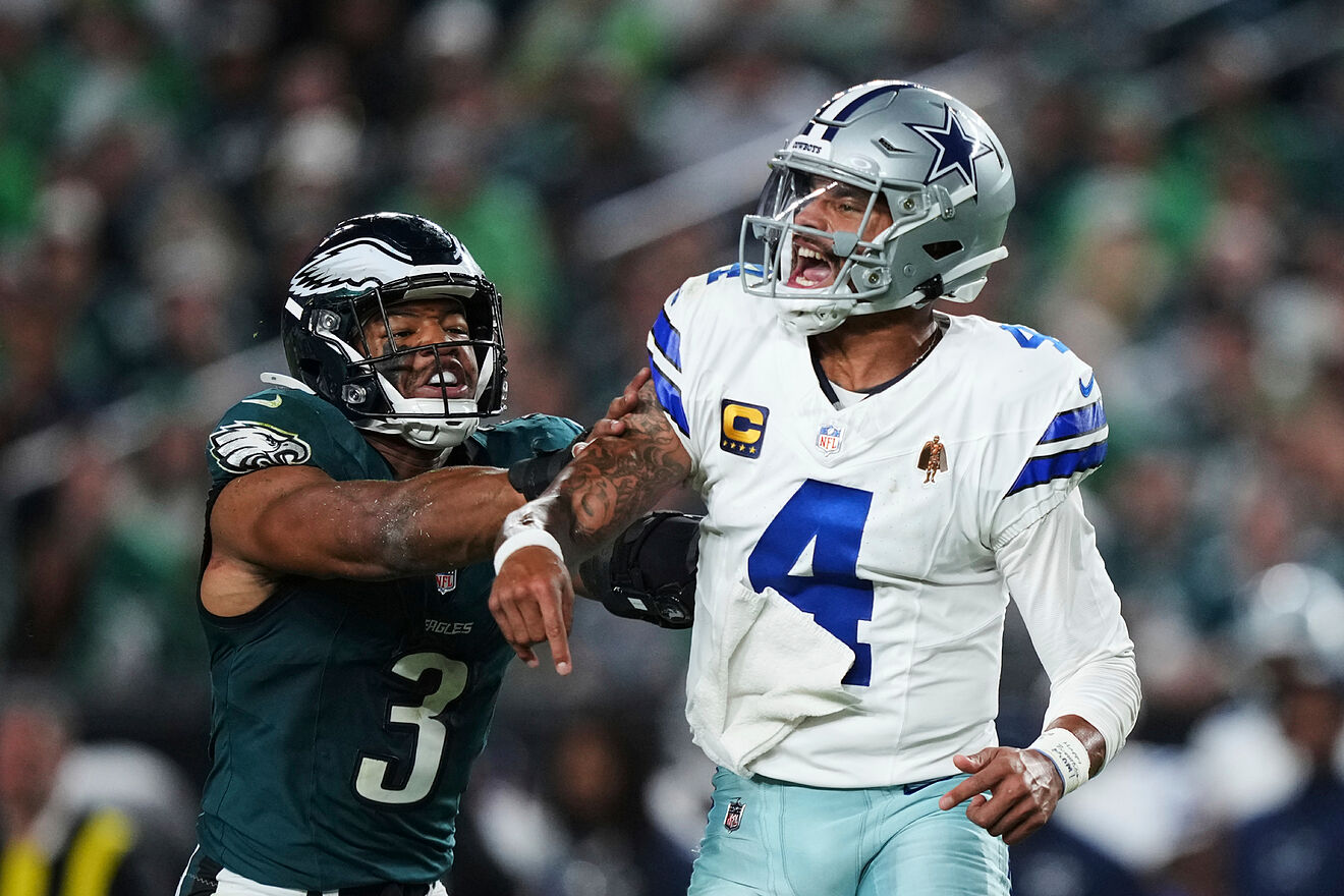 Dak Prescott avoids punishment for spitting after Jalen Carter's ...