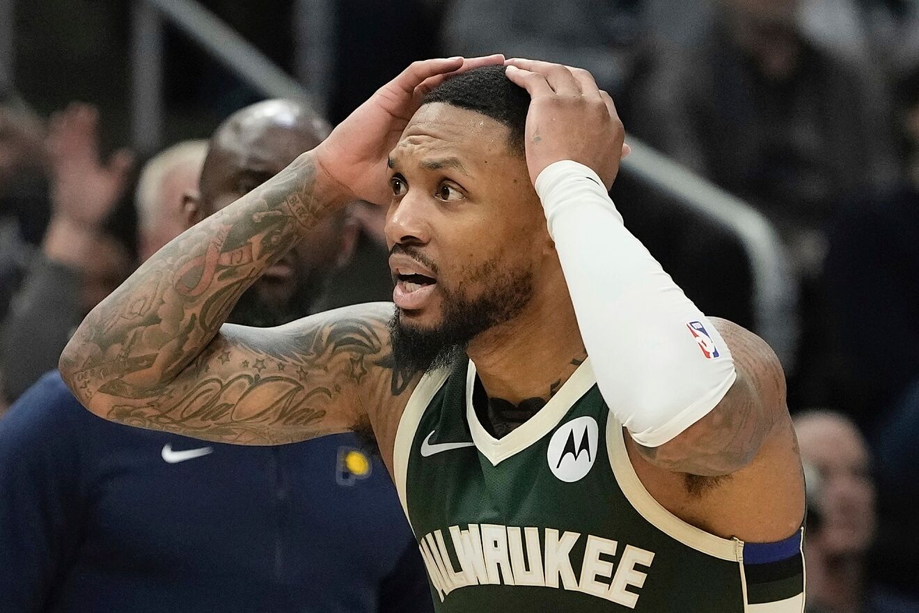 David Goggins' brutal workout pushes Damian Lillard to his limits | Marca