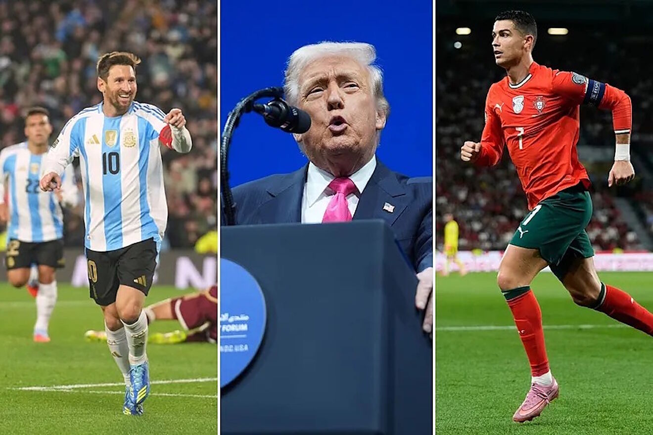 Donald Trump goes from Lionel Messi to Cristiano Ronaldo in just 14 ...