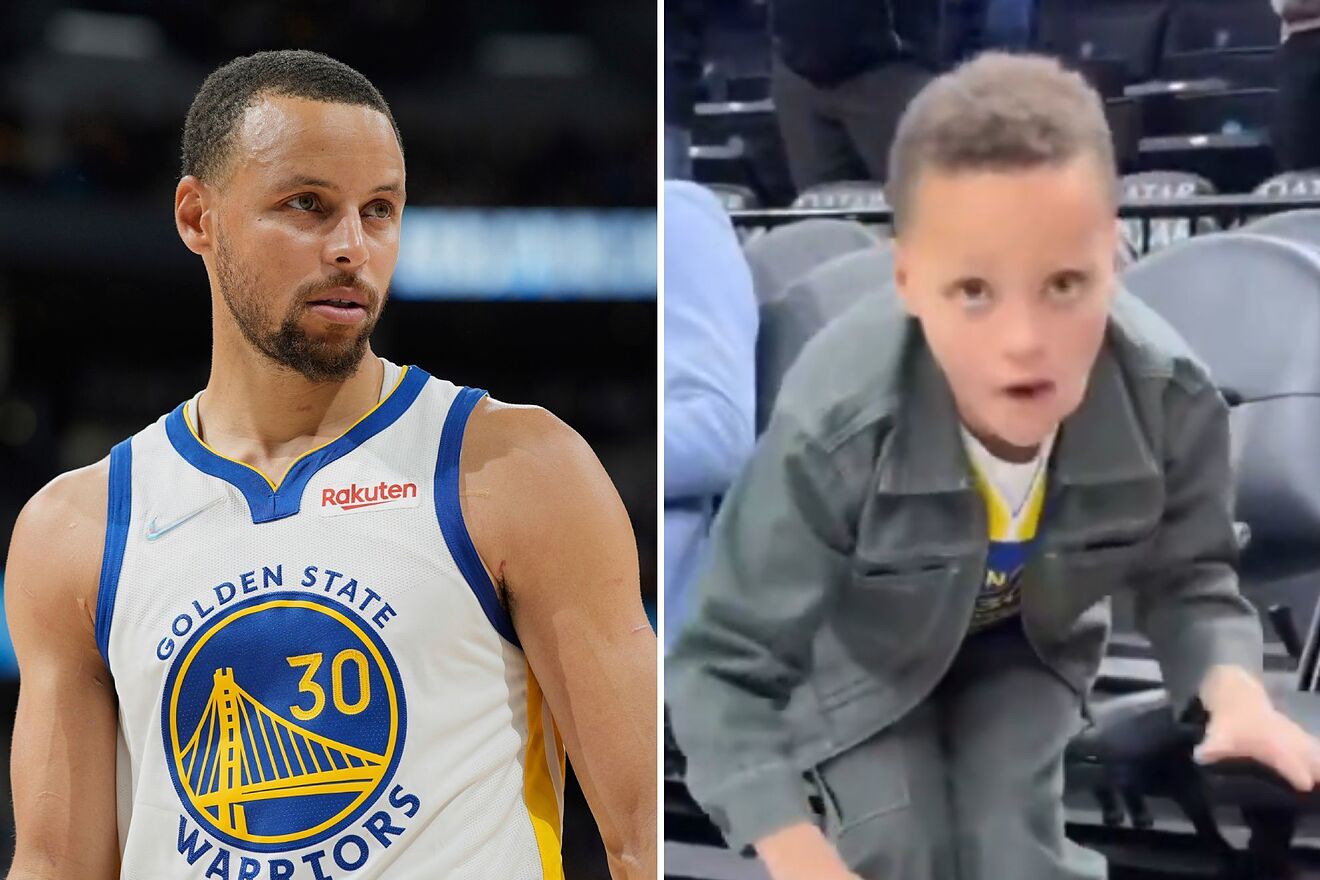 Steph Curry's son Canon shows flashes of his dad's dribbling touch ...