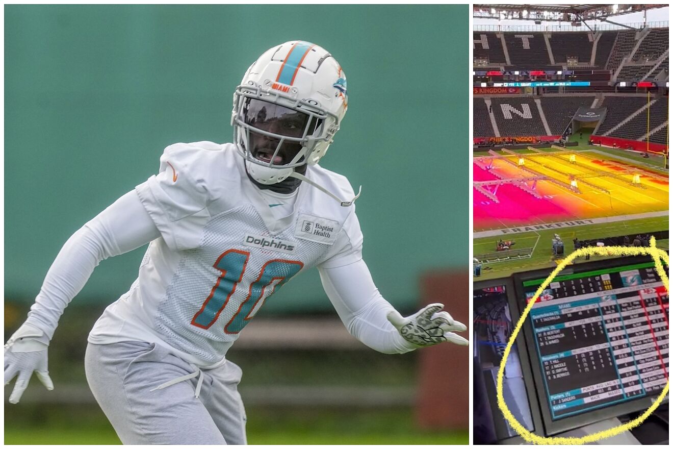 Fans get angry about 'leaked script' for Dolphins vs Chiefs in Germany, and mock Tyreek Hill | Marca