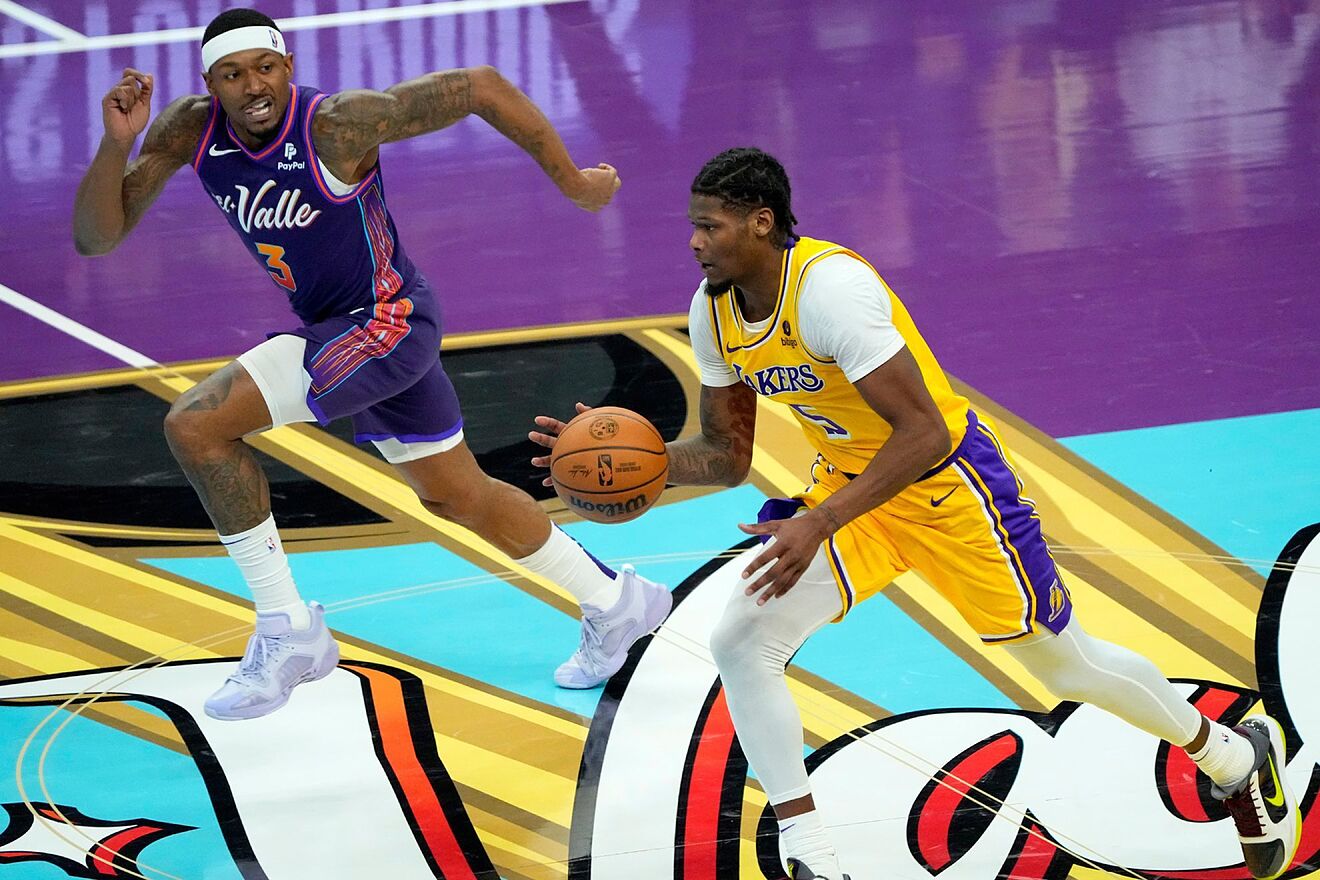 Cam Reddish sinks dagger for Lakers to beat Suns, just like LeBron ...