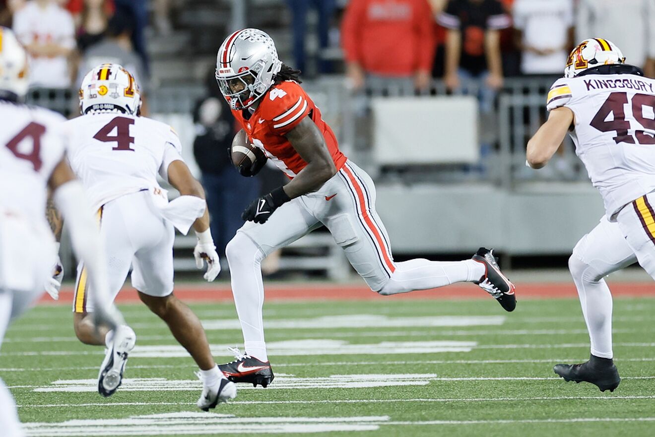 The injury to star receiver Jeremiah Smith leaves Ryan Day uneasy after ...