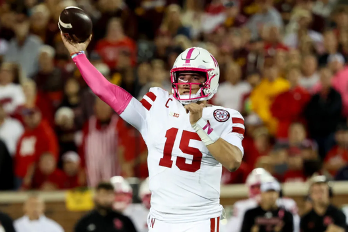 Dylan Raiola's Mahomes-like passes during Nebraska Cornhuskers game go ...