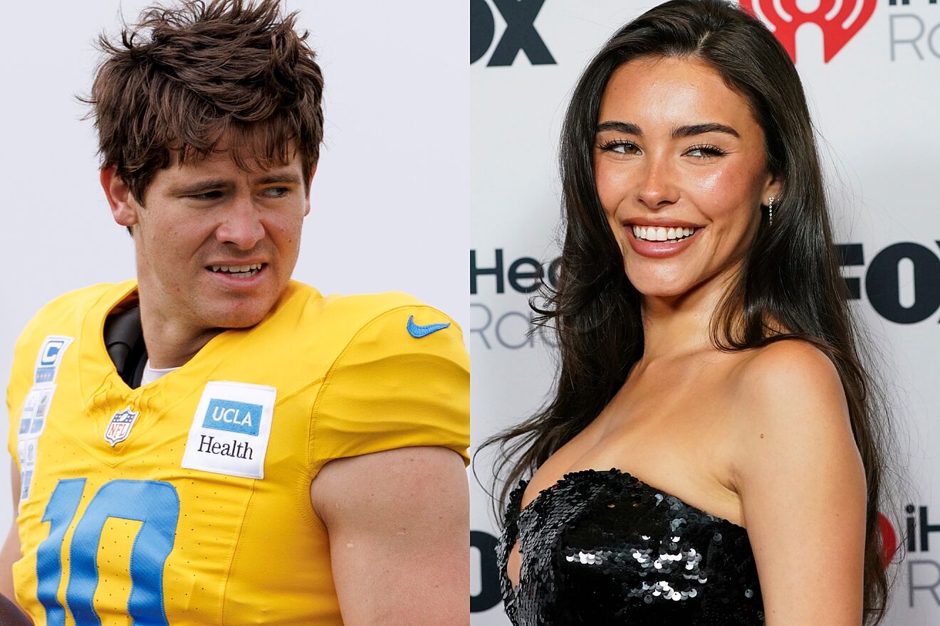 Madison Beer supports boyfriend Justin Herbert as she celebrates her ...