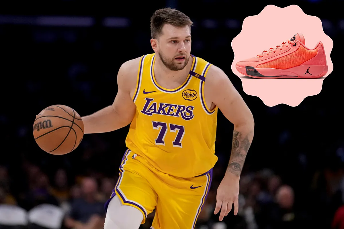 Jordan .77 'Bright Mango': Luka Doncic's latest Nike sneaker release ...
