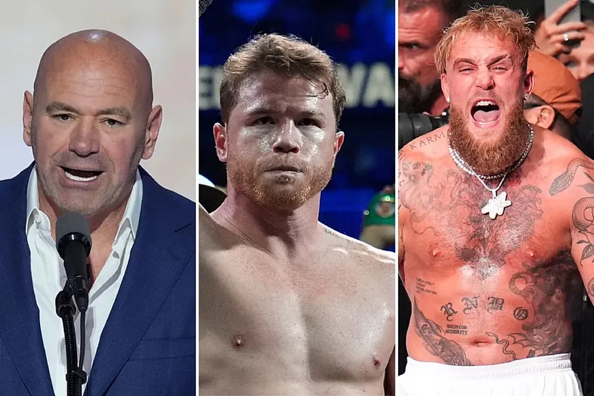 Dana White reacts to the war between Canelo Alvarez and Jake Paul and ...