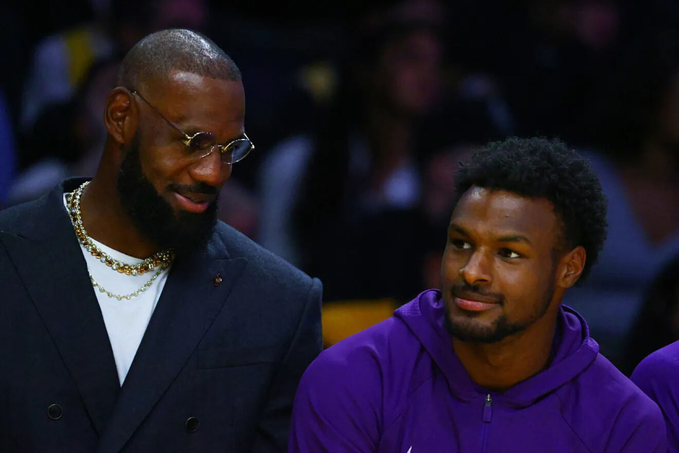 LeBron's tough love as he encourages Bronny to carve his own Lakers ...