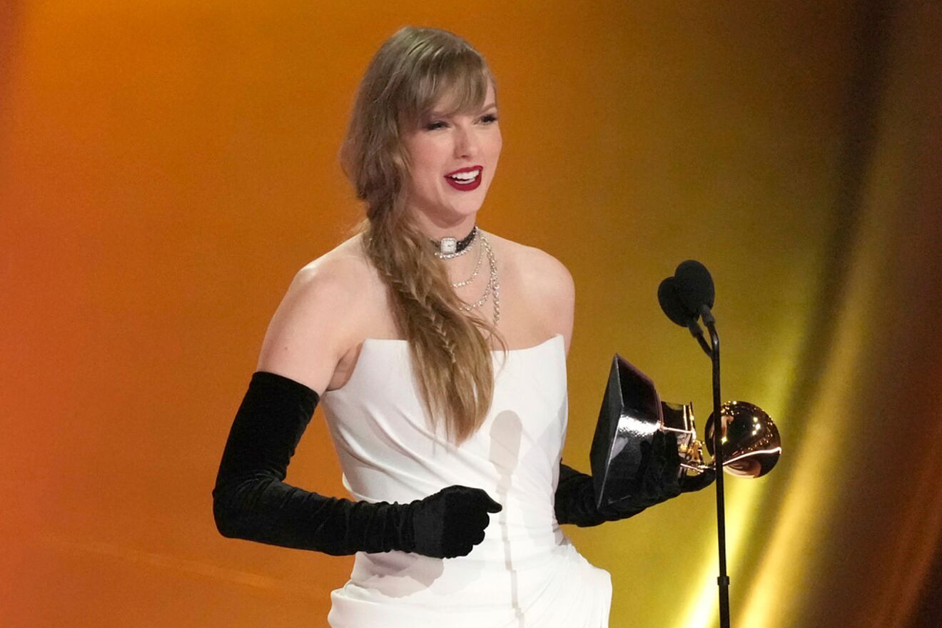 Sharon Stone uses Taylor Swift to impart life lessons in acceptance ...