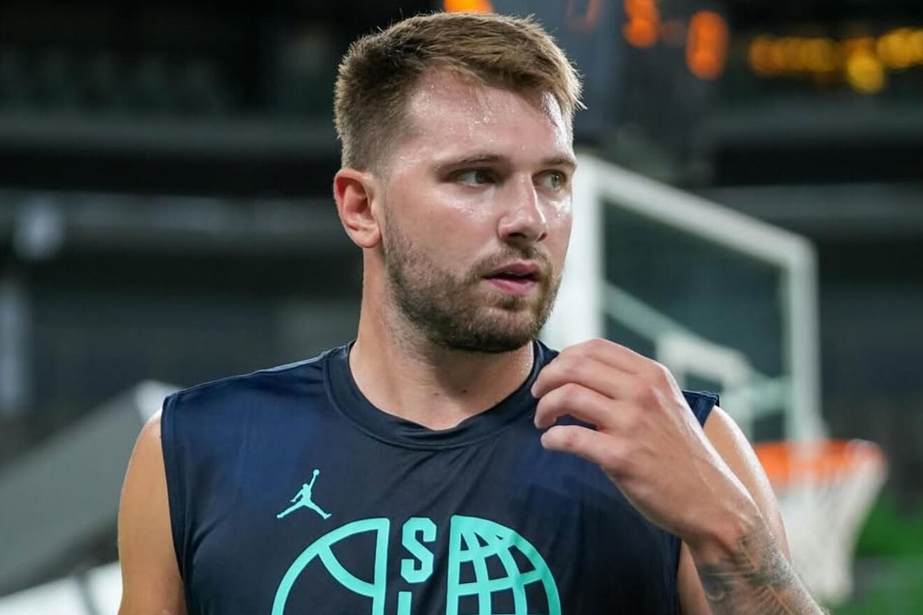Luka Doncic walked off uncomfortably after the win fueling injury ...